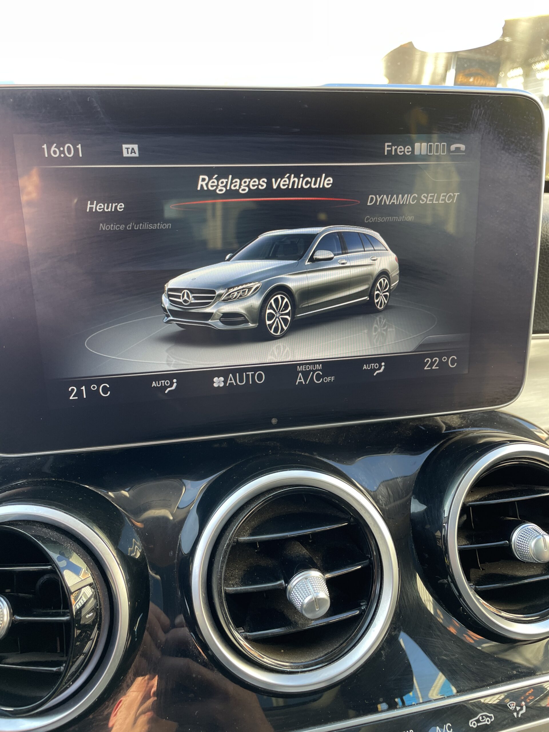 MERCEDES CLASSE C IV SW 220 D FASCINATION 4MATIC 9G-TRONIC PLUS | Achat ...